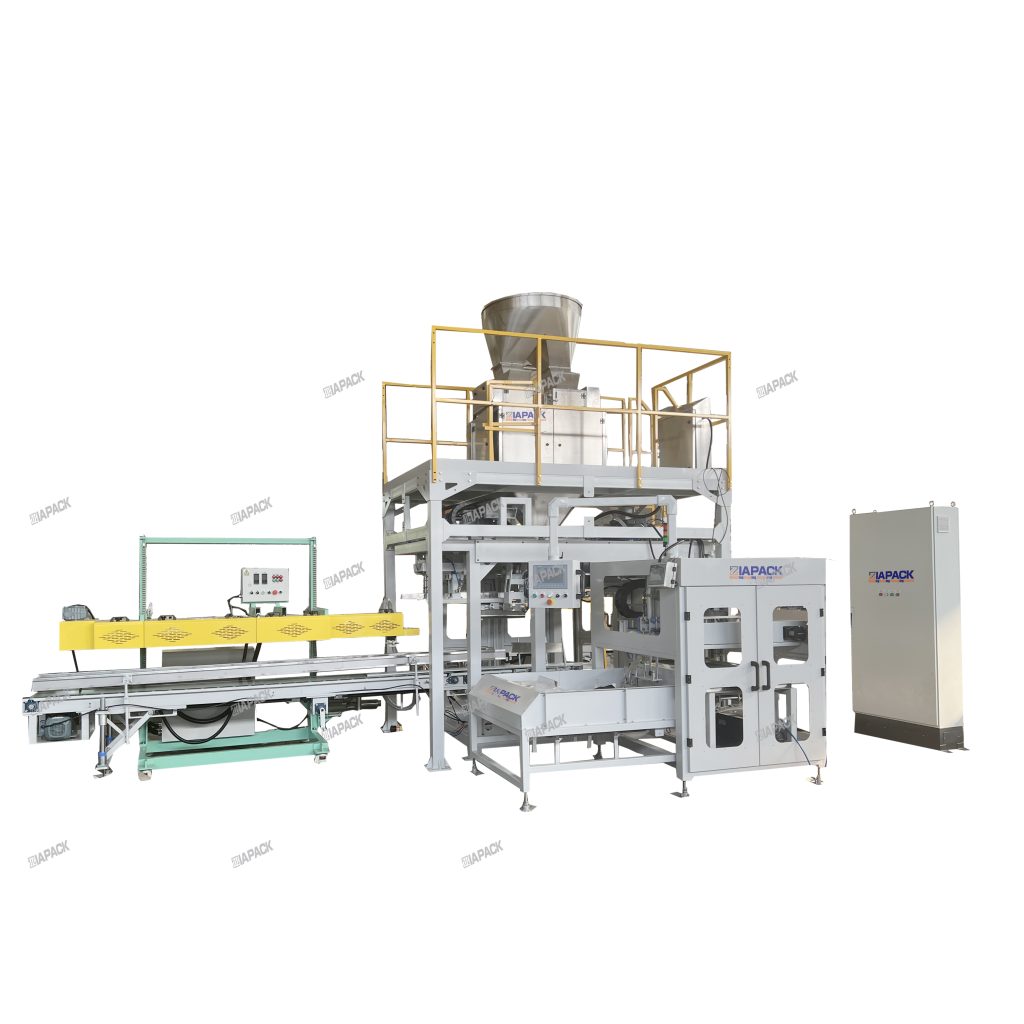 Automatic open mouth pet food weighing filling bagging machine - IAPACK