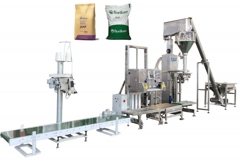 Automatic 25kg powder material weighing filling bagging machine - IAPACK