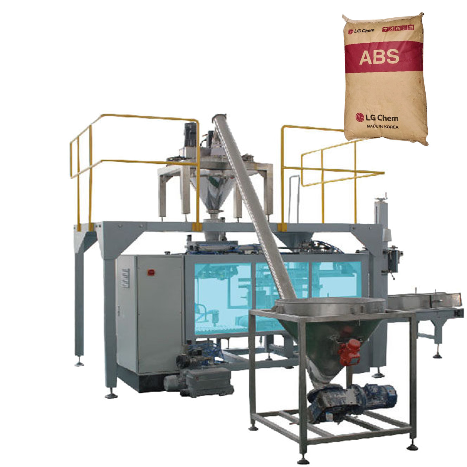 Automatic 25kg bag powder weighing packing machine - IAPACK