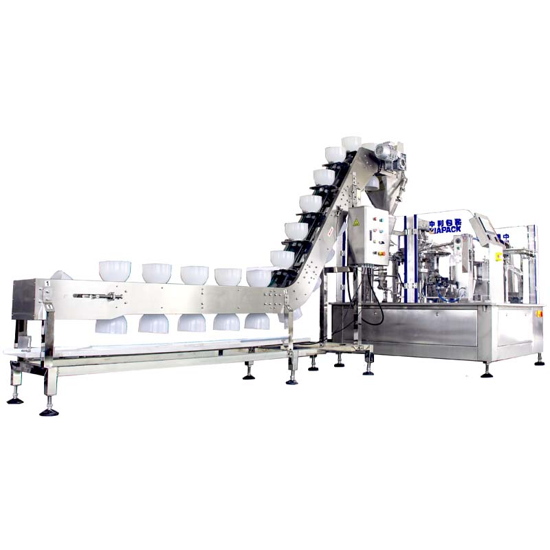 Automatic-Bowl Elevating and Pre–made Bag Packaging Machine - IAPACK