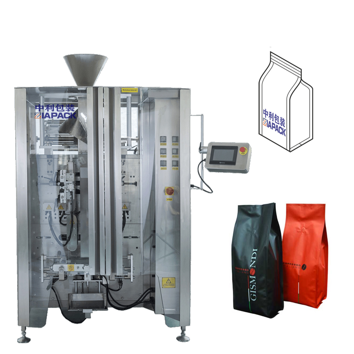 Automatic flat bottom bag vertical forming filling packing machine - IAPACK