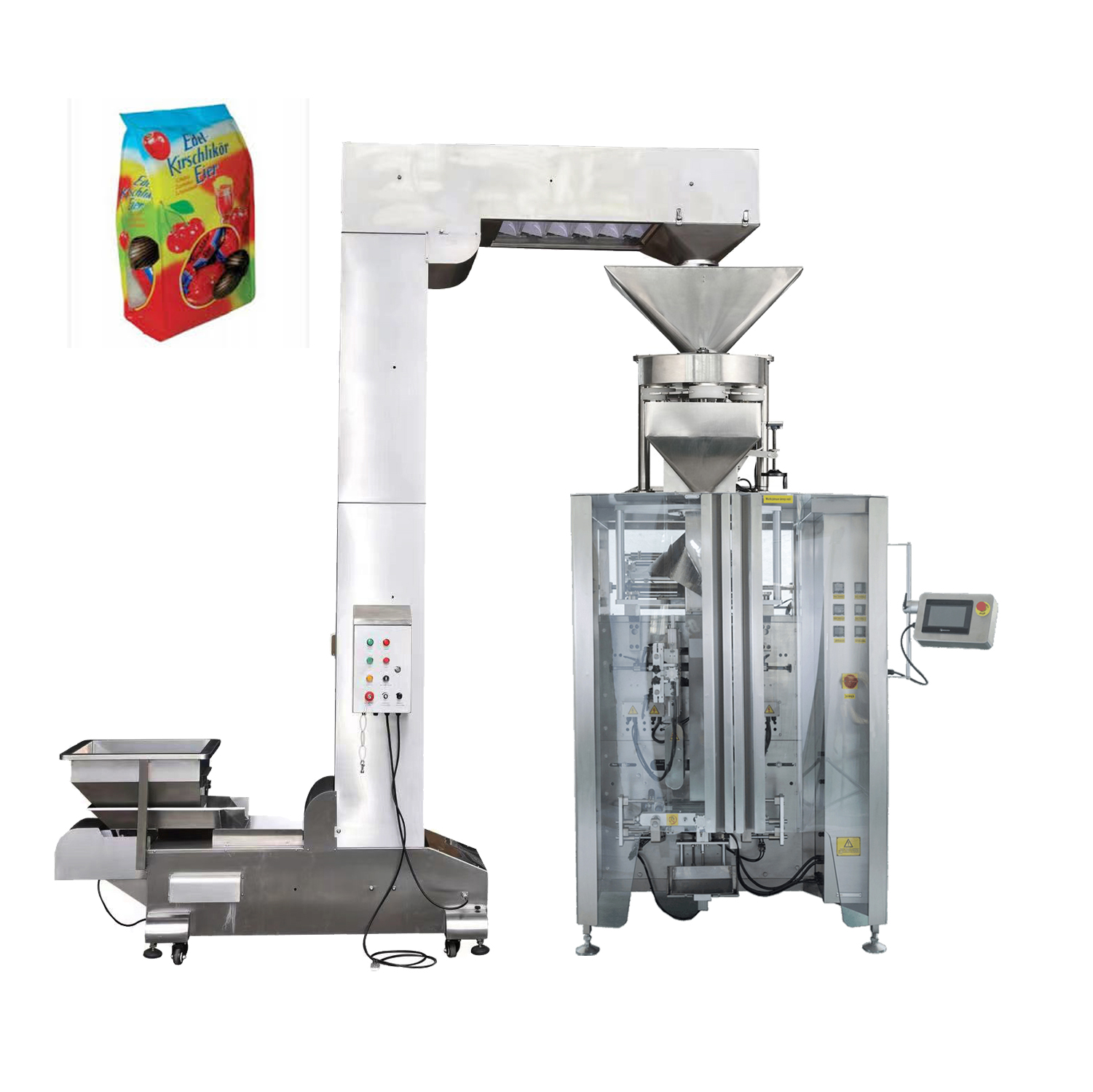 ZL520YA Quad sealing bag for granule product - IAPACK