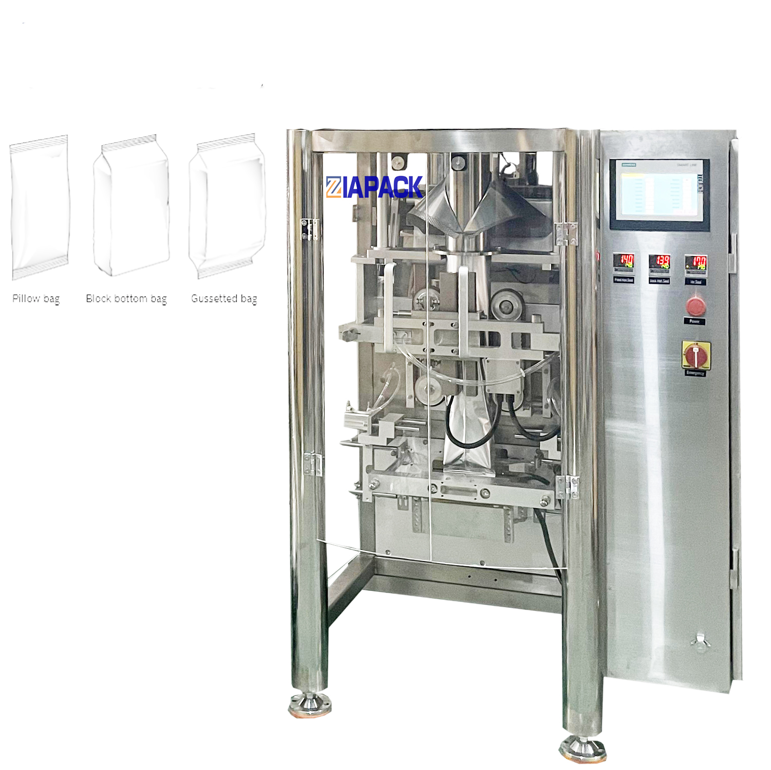 Automatic vertical bag forming filling sealing packaging machine - IAPACK