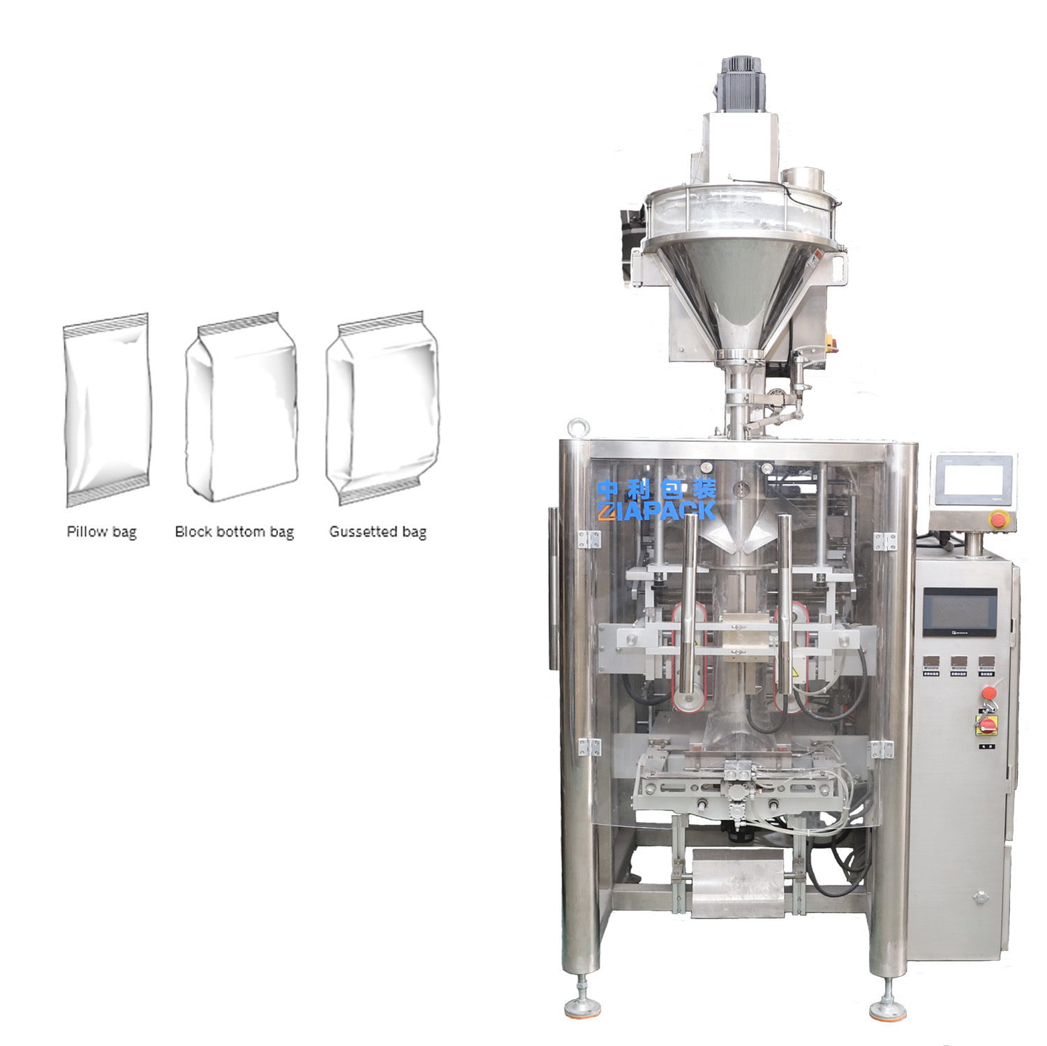 pillow bag gusset bag vertical packing machine - IAPACK