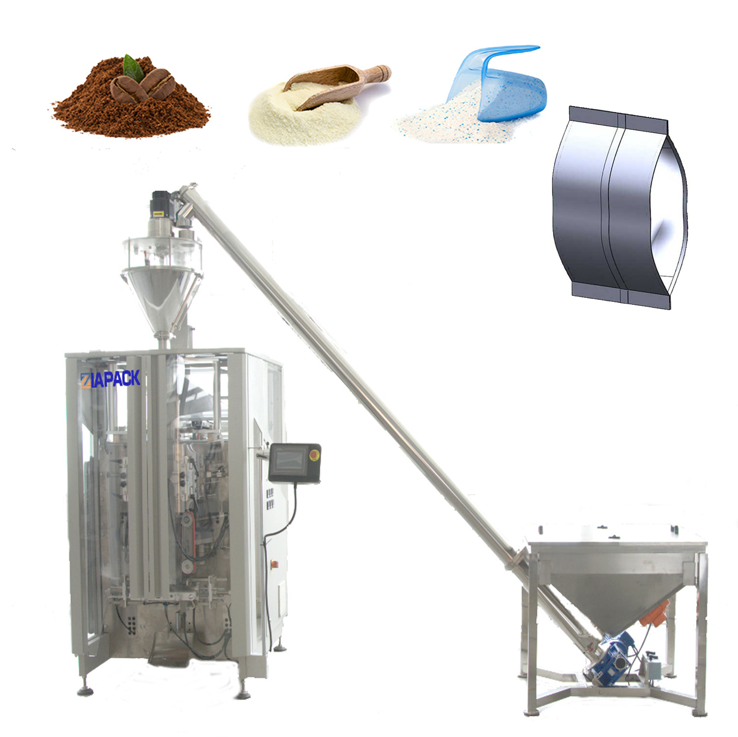 Automatic ground coffee packaging machine - IAPACK