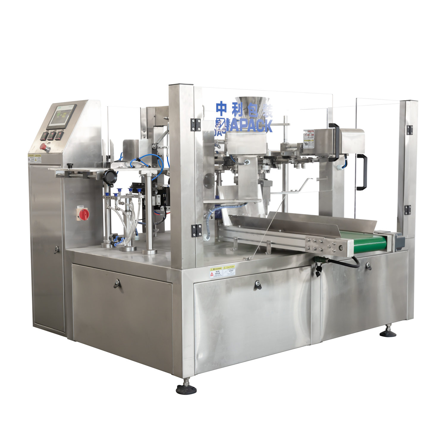 Automatic rotary bag taking opening filling sealing packaging machine ...
