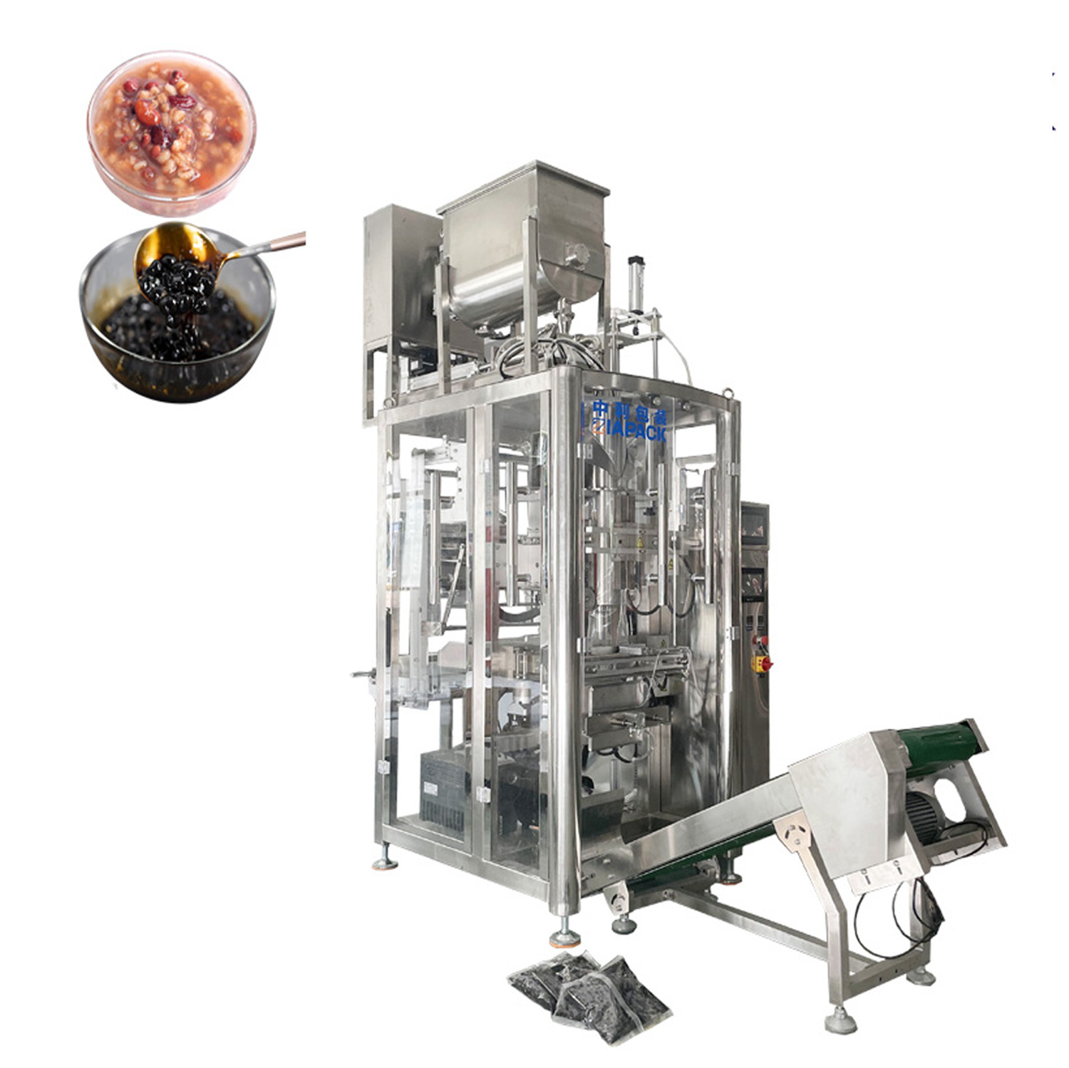 Automatic soft bag forming filling packaging machine for solid and ...