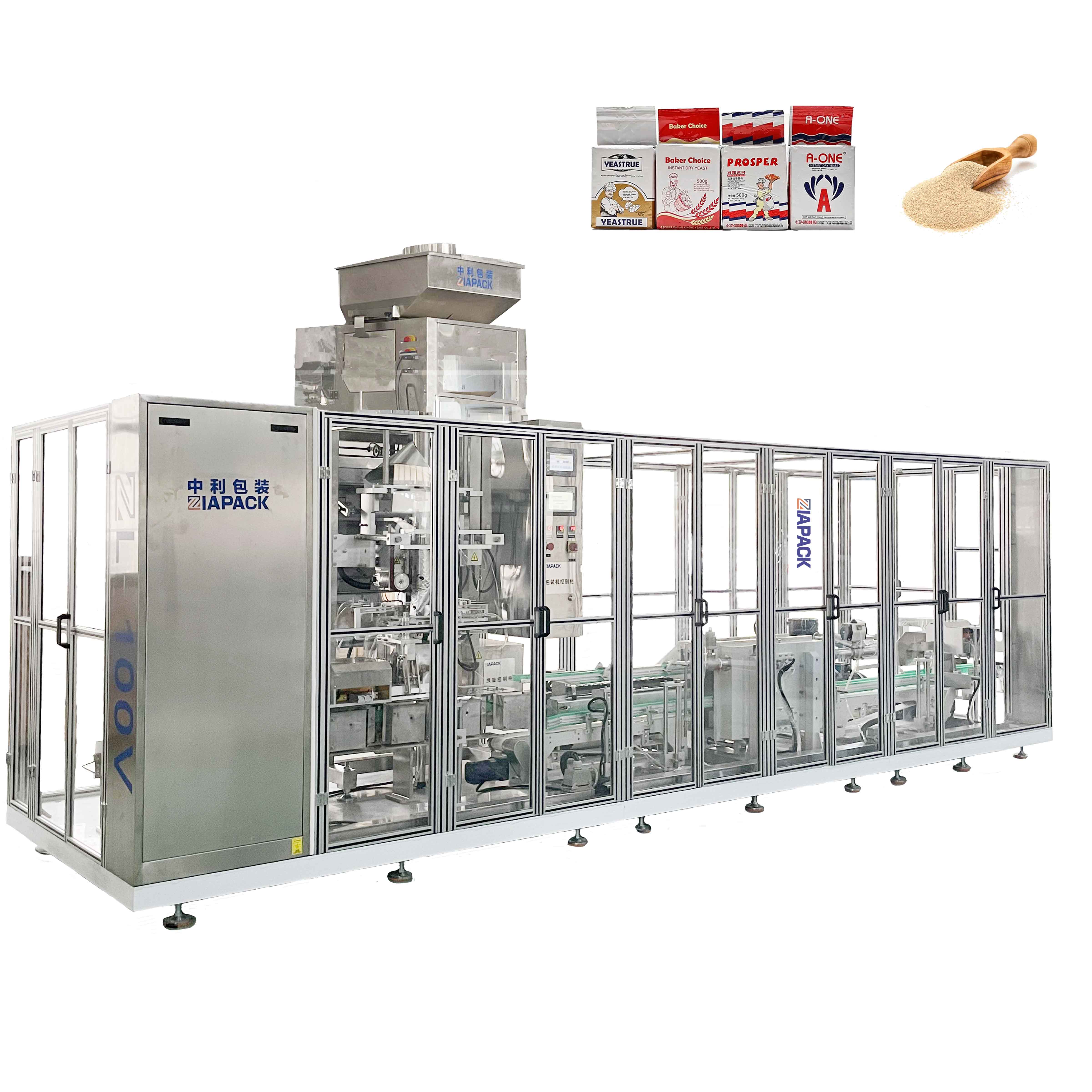 Automatic brick vacuum bag forming packaging machine for 100gram dry ...