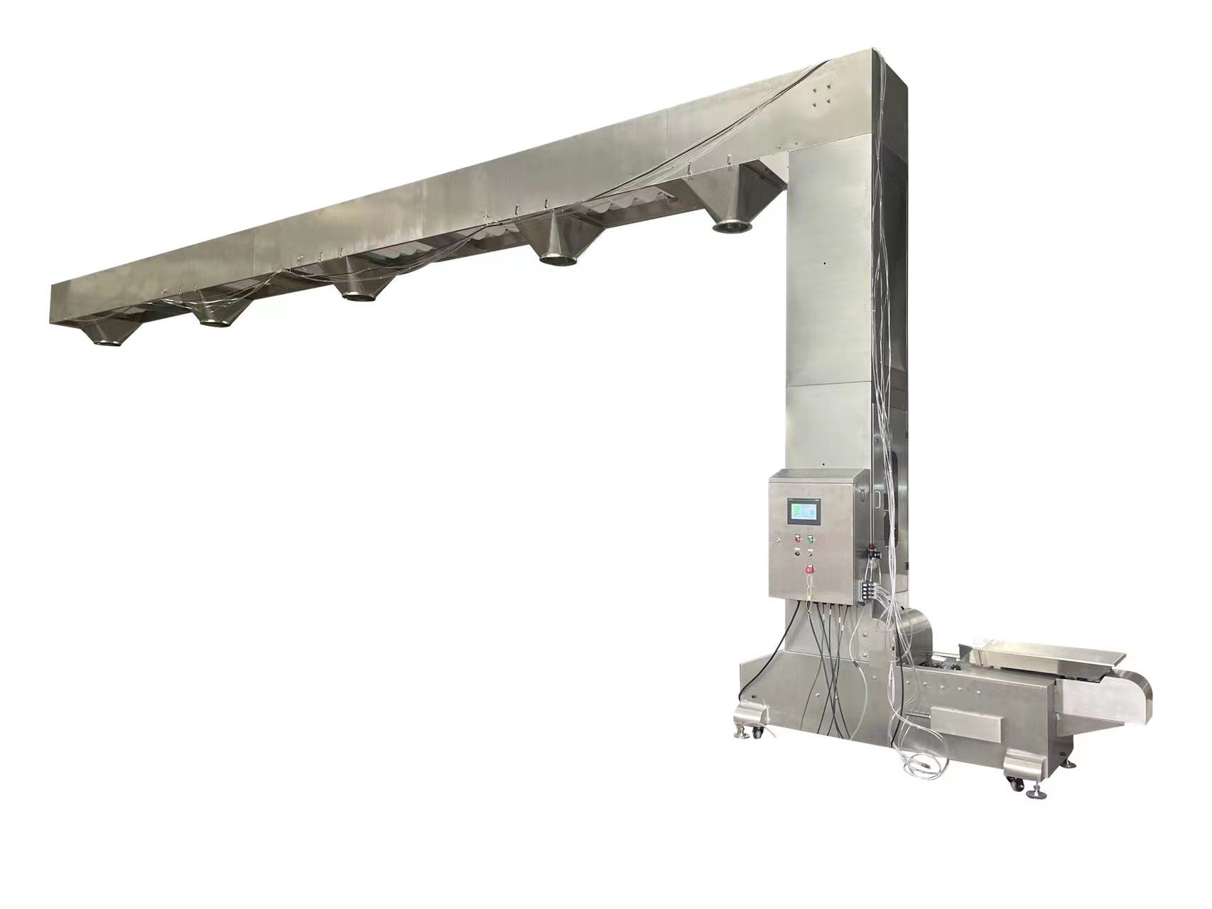 Multi filling points bucket feeding elevator - IAPACK